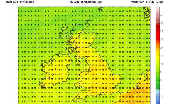 Hot weather maps show exact date next mini-heatwave will hit UK with ...