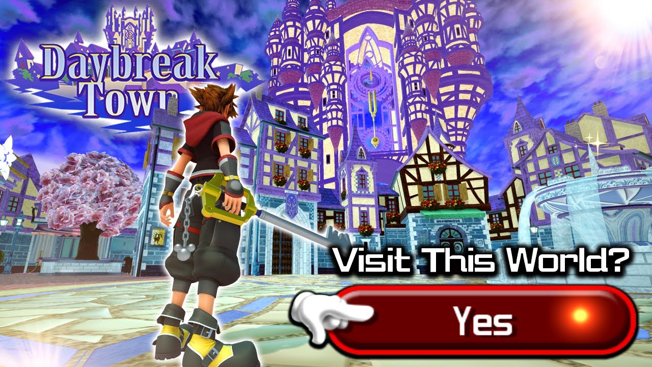 Daybreak Town Now Official in Kingdom Hearts3 World Map