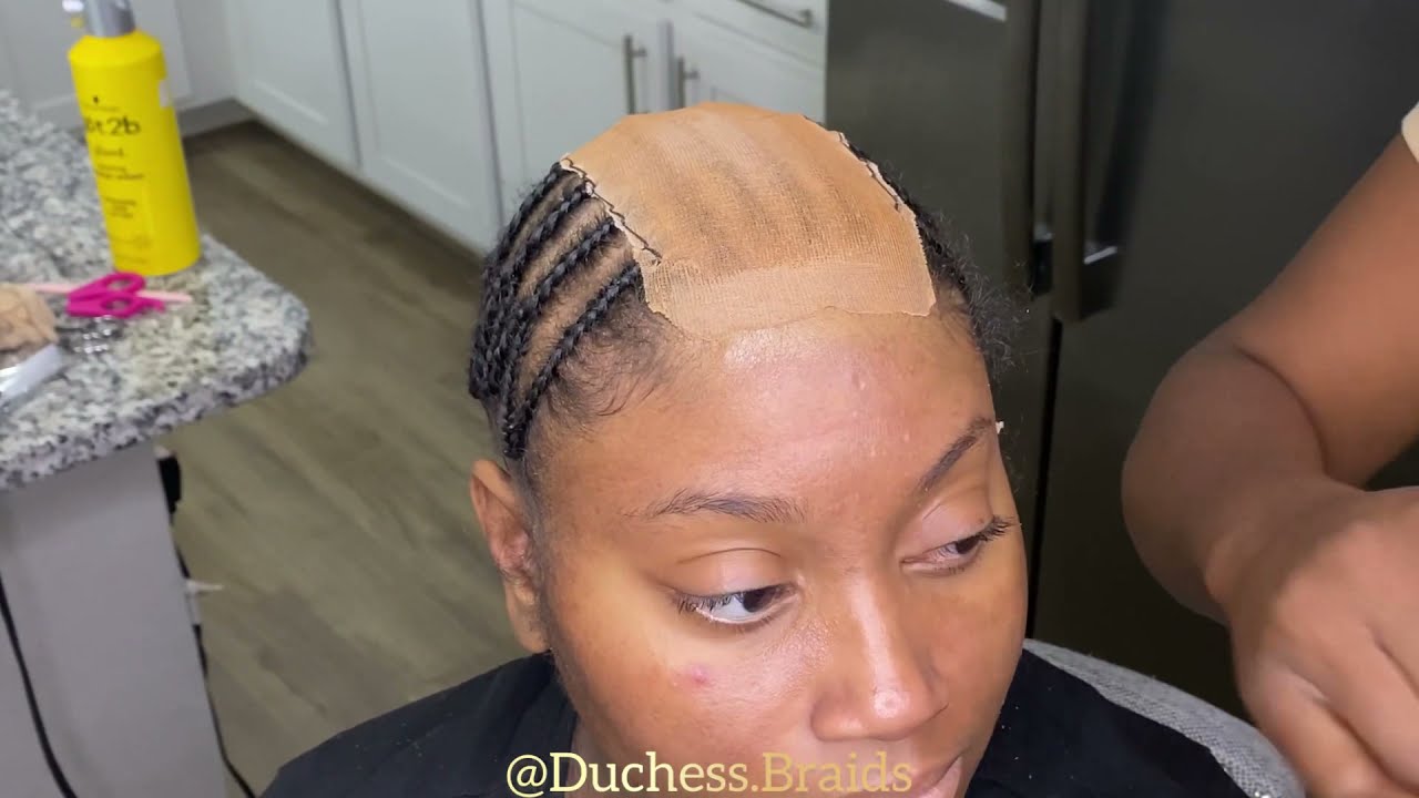 Foundation for a Melted Lace Closure Install!