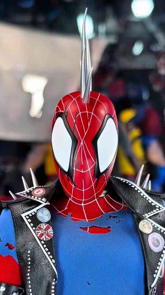 ASMR Unboxing: Hot Toys Spider-Punk Figure — Every Sound Feels Next Level