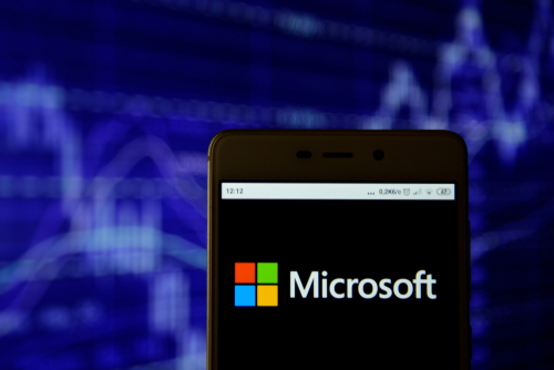 Option traders moderately bearish in Microsoft with shares down 2.59%