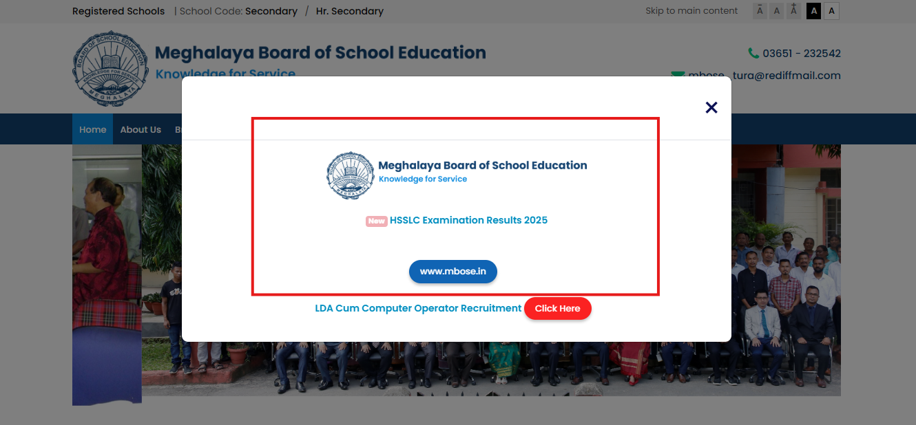MBOSE HSSLC result 2025 declared: Direct link to download Class 12 ...