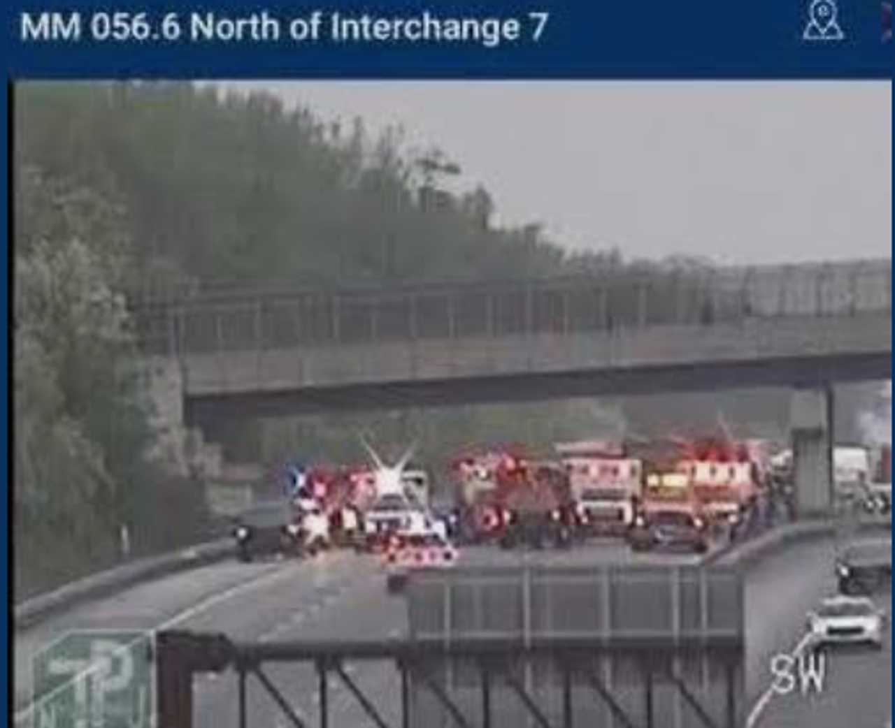 39 Injured In NJ Turnpike Chain-Reaction Bus Crash: State Police