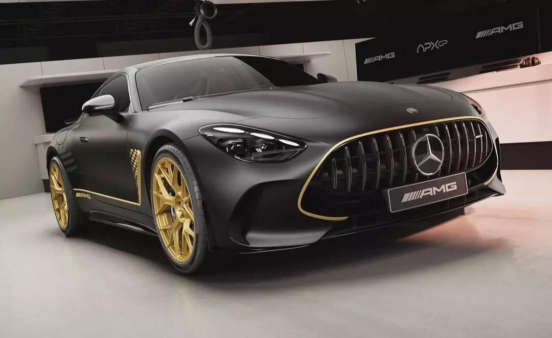 Mercedes unveiled Brad Pitt's 'F1' film-inspired luxury coupe AMG GT 63 ...