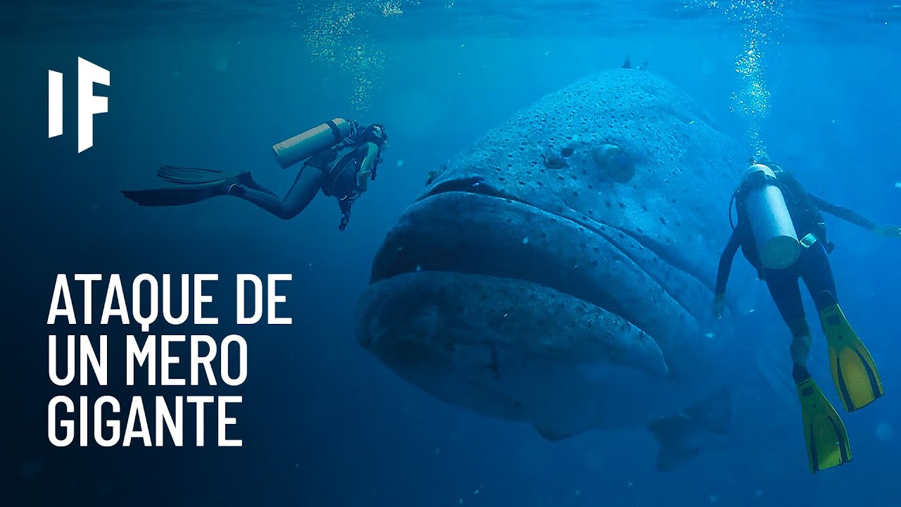 ¿Qué pasaría si te tragara un mero gigante?