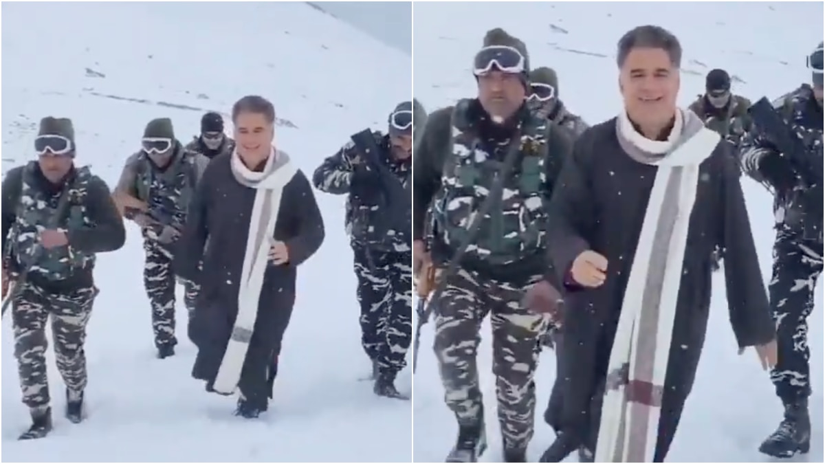 Ravindar Raina’s Video In Snow With Armed Guards Draws Flak, Oppn Asks ...