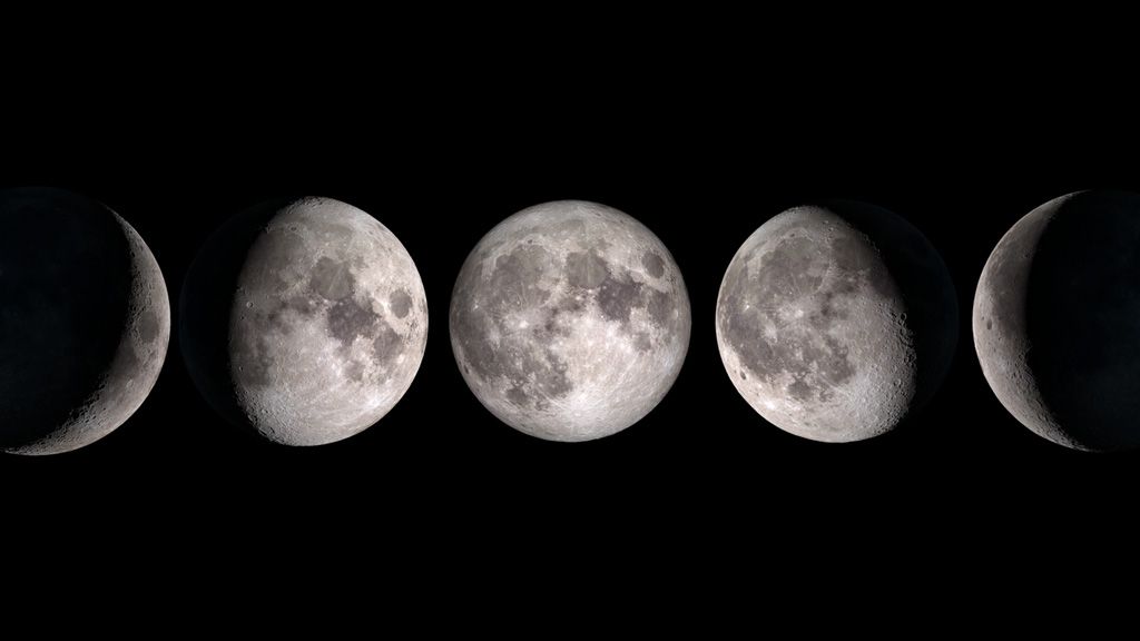 What is the moon phase today? Lunar phases 2025