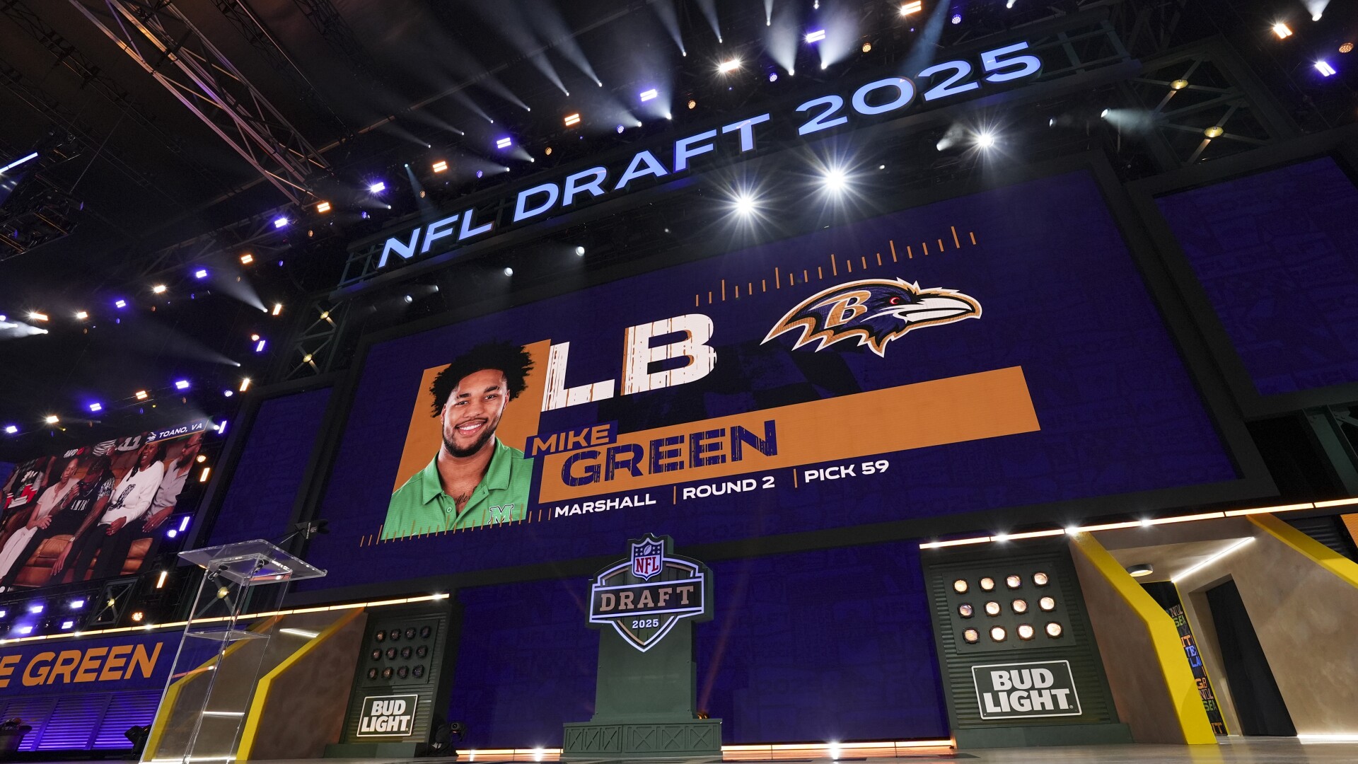 Ravens expect to get rookie deal for second-round pick Mike Green done ...