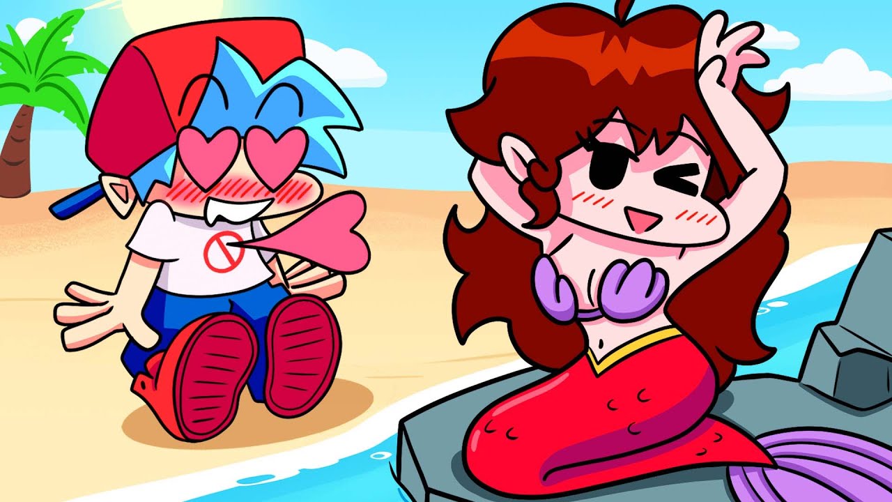 GIRLFRIEND TURNS INTO A MERMAID?! (Cartoon Animation)