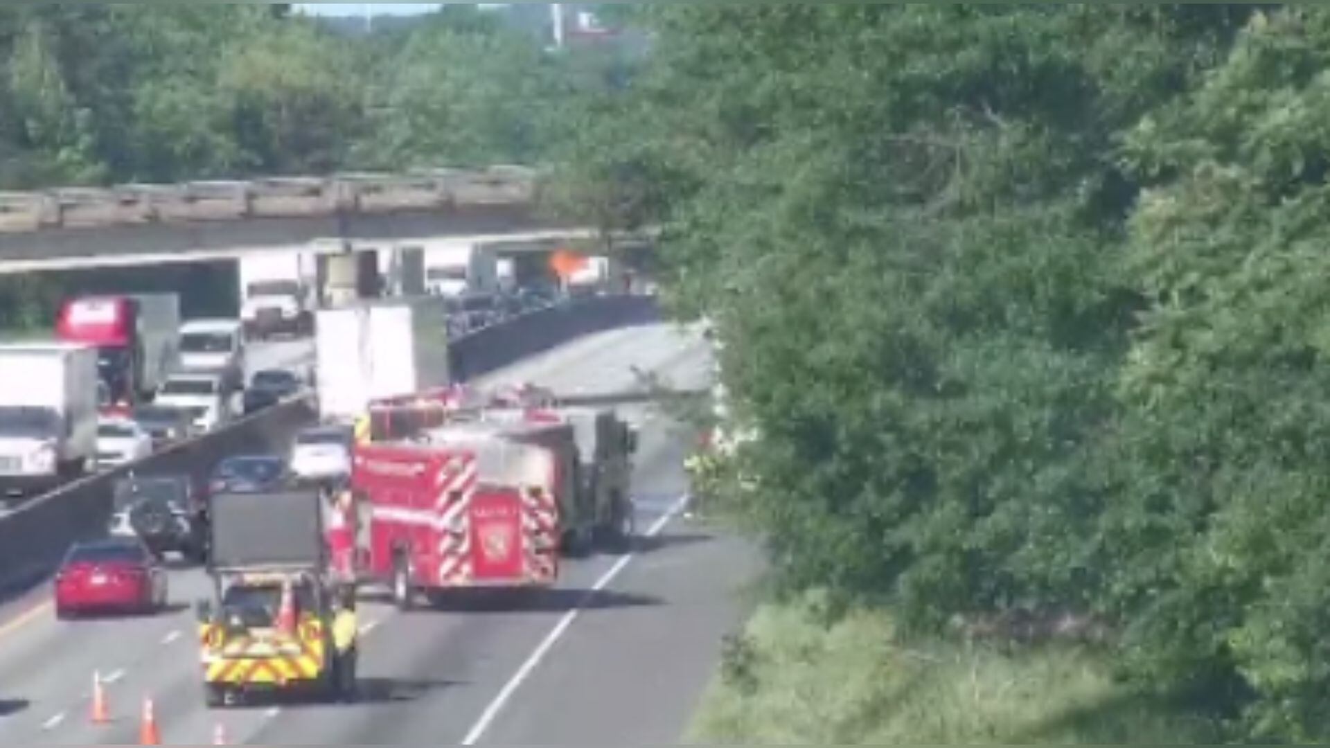 SCDOT: Lanes reopen after vehicle fire on I-85S, SCDOT reports