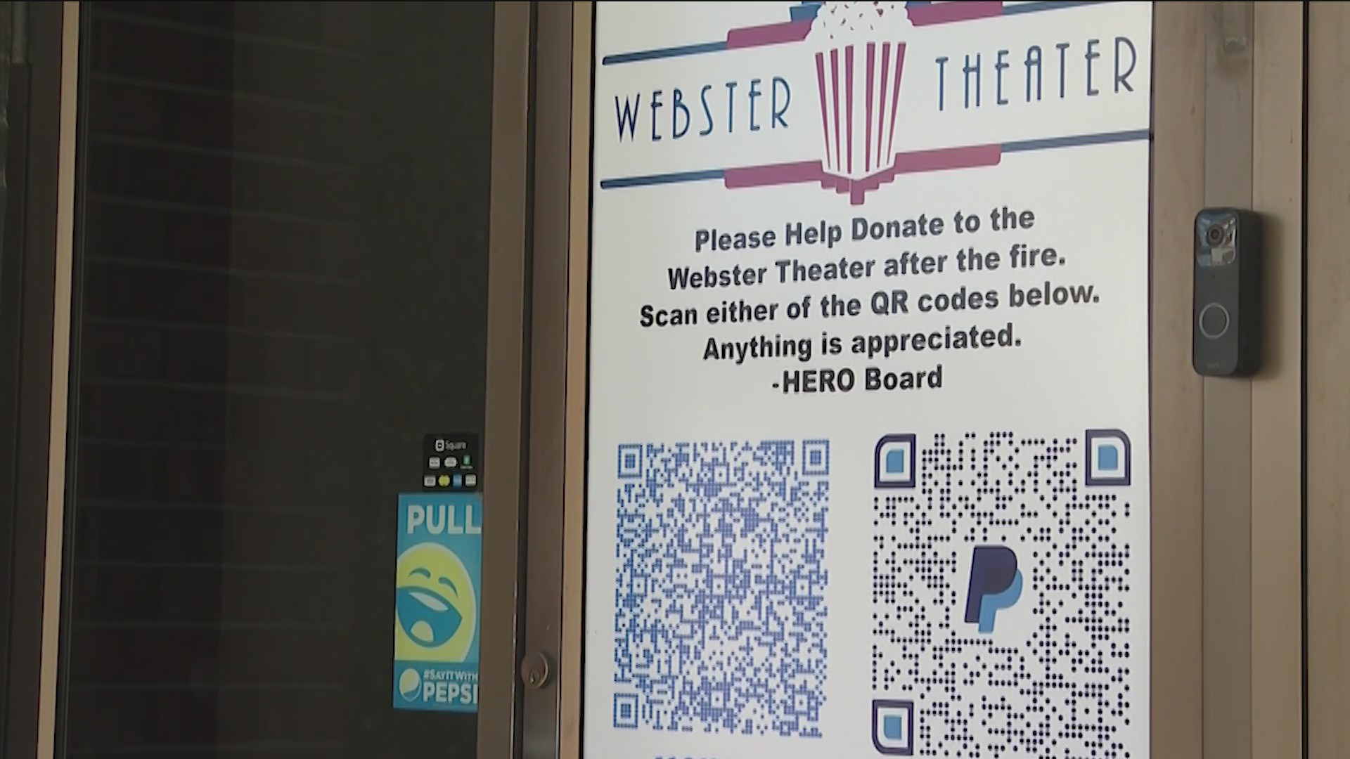 Community helps save historic Webster Theater again