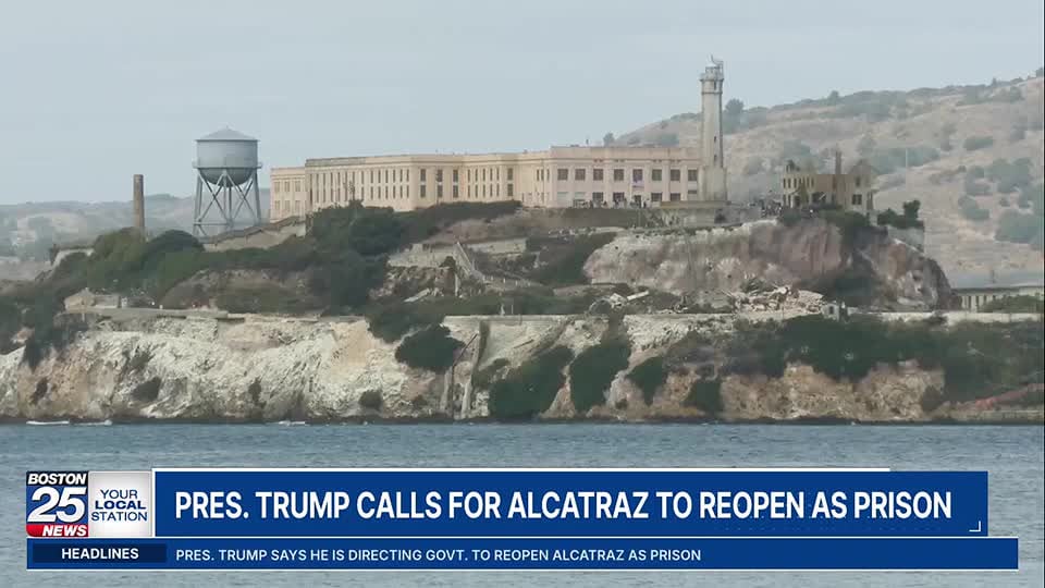 Trump says he will reopen Alcatraz, one of America’s most notorious prisons
