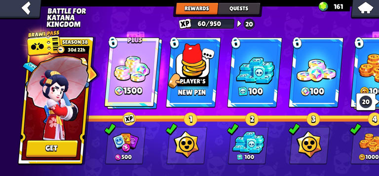 Brawl Stars Brawl Pass (Katana Kingdom Season): All Pass Rewards, Listed