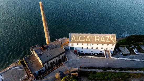 Photos of Alcatraz prison, the notorious US jail which housed gangsters ...