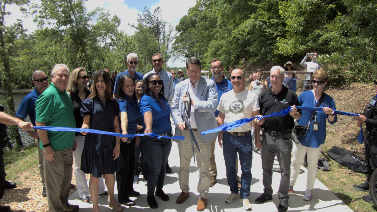 Sandy Springs opens trail segment linking river, Roswell Road