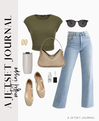 How to Accessorize a Chic New Top and Jeans