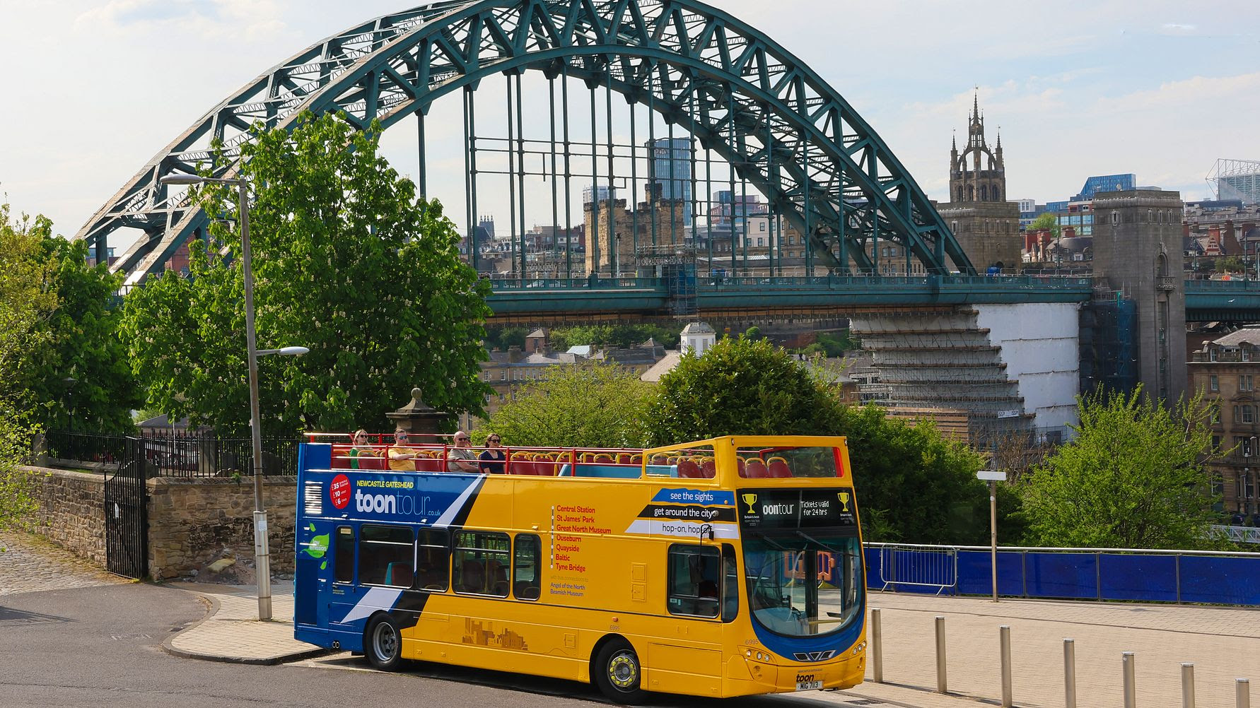 Newcastle and Gateshead open top bus route returns for summer months