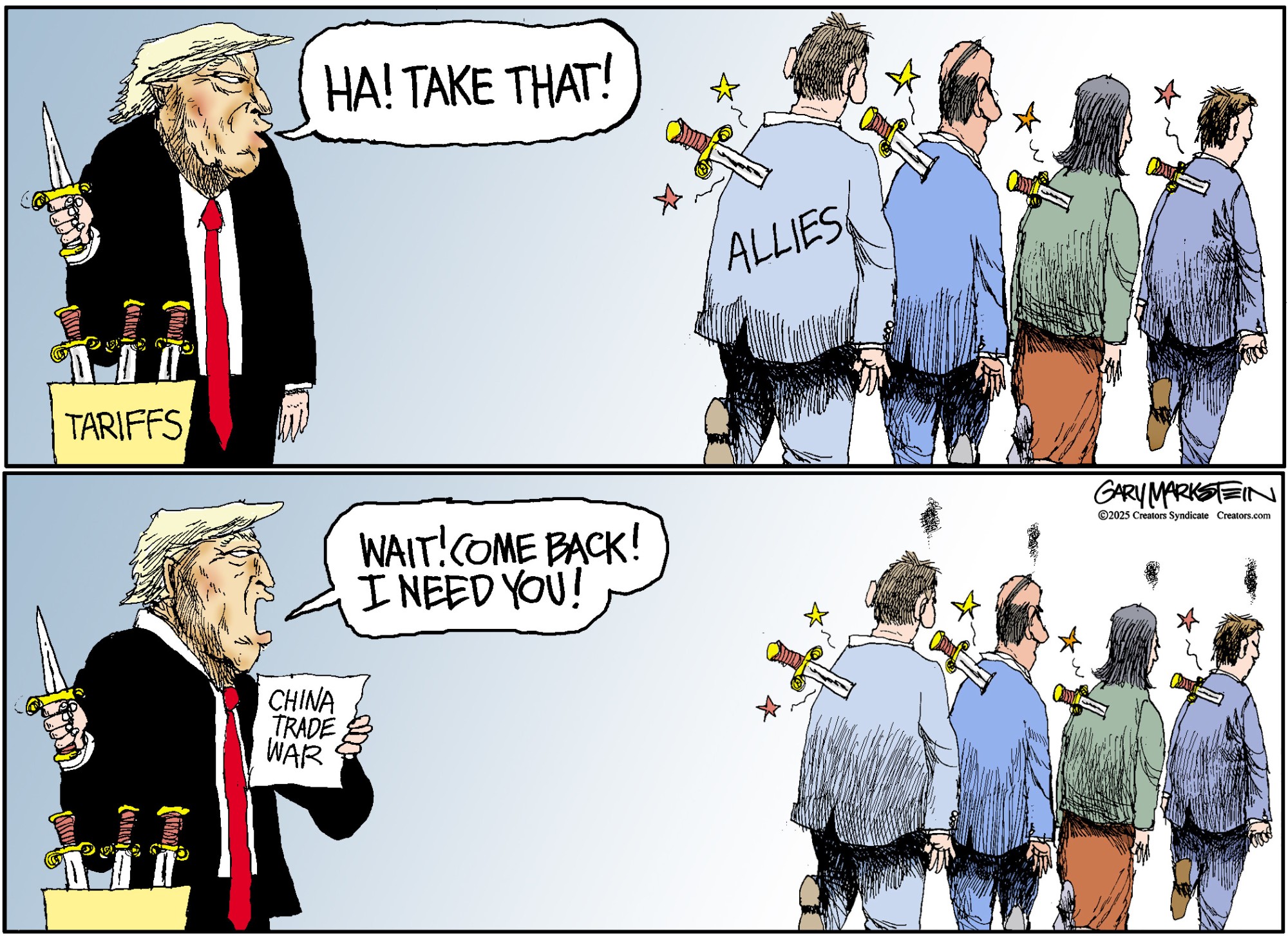 The Latest Political Cartoons From Gary Markstein