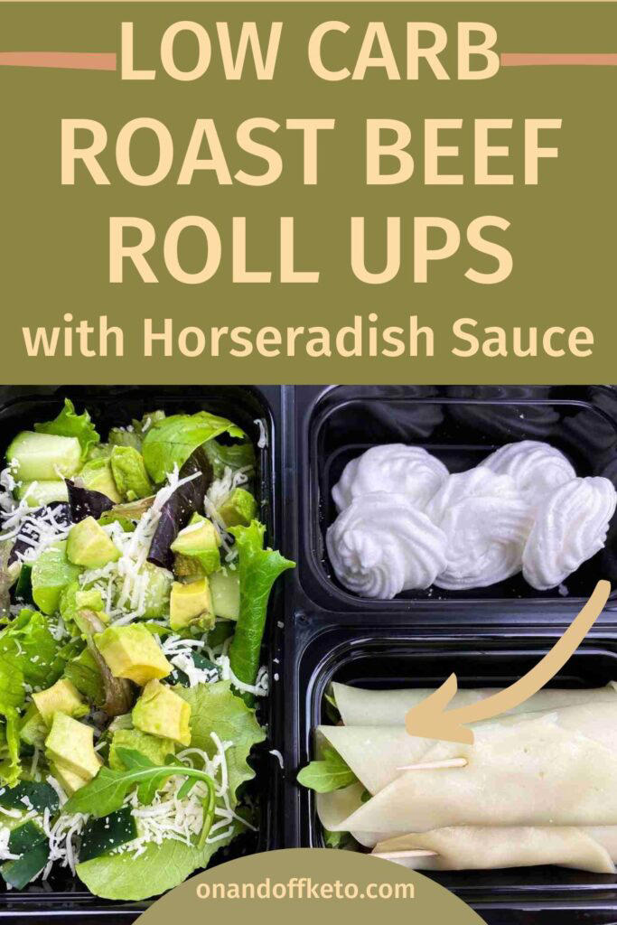 Roast Beef Roll Ups with Horseradish Sauce