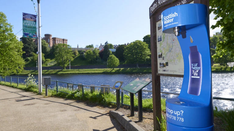 Scottish Water’s Top Up Taps prevent use of 15 million plastic bottles