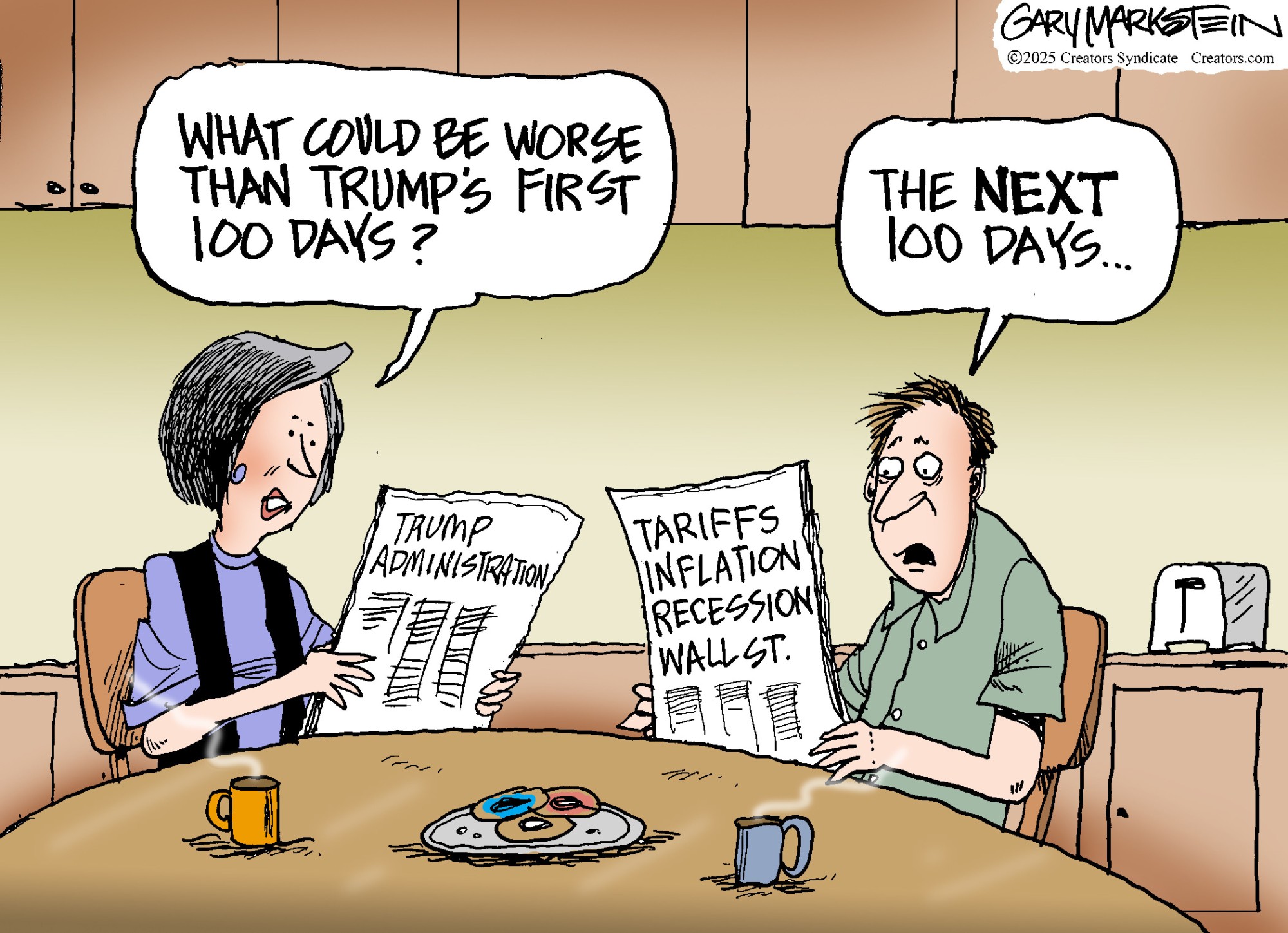 The Latest Political Cartoons From Gary Markstein