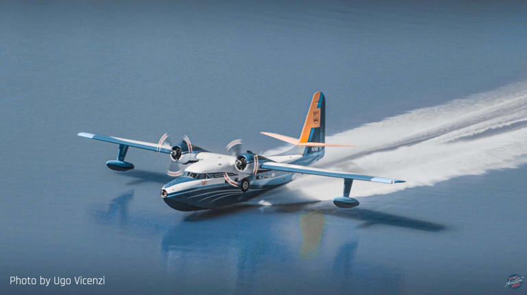 Surprise Visitor: Grumman Albatross Lands at Bresso Airfield, Italy