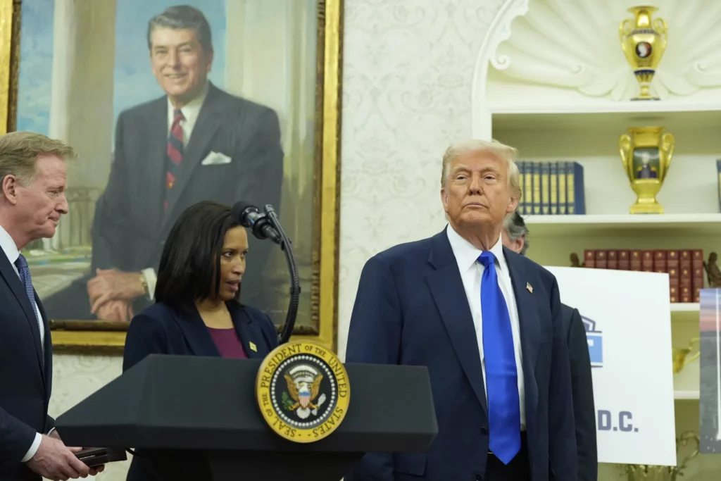 Trump claims 2027 NFL draft as a win in mission to make DC ‘safe’ and ...