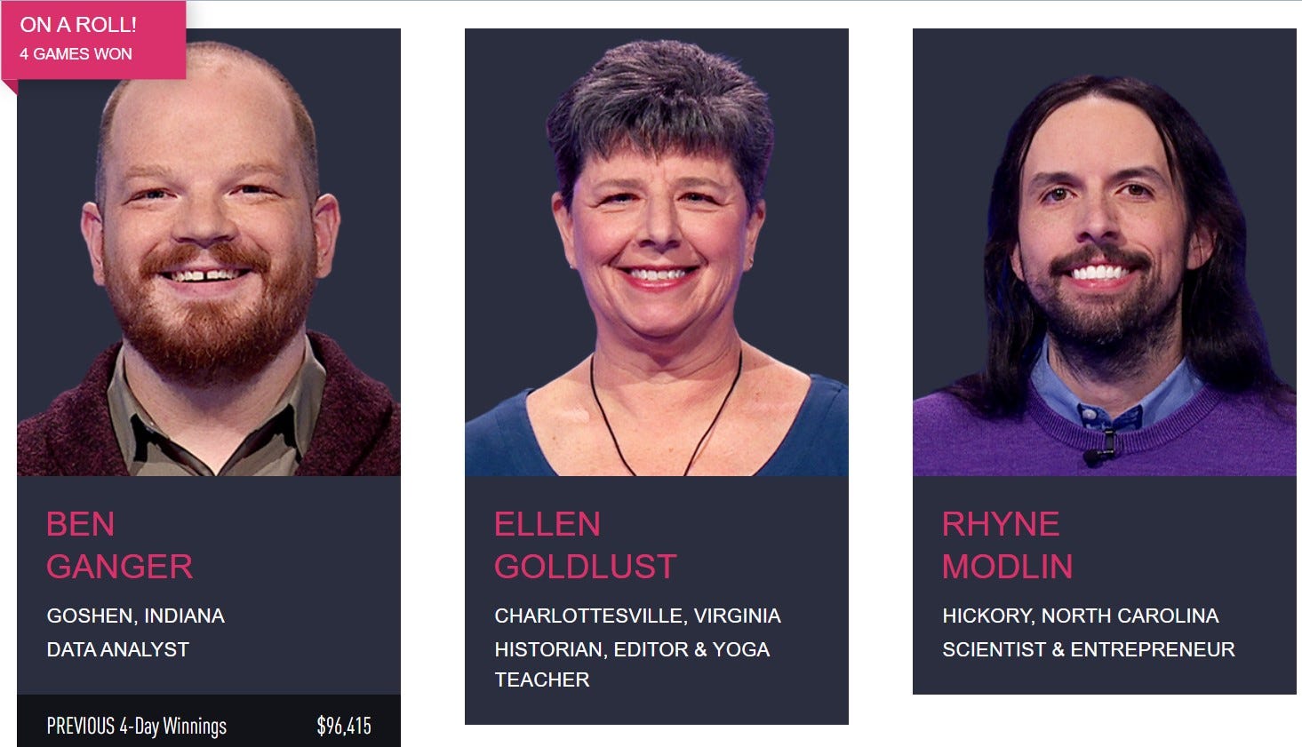 How can you watch Goshen's Ben Ganger try for fifth Jeopardy win Monday ...