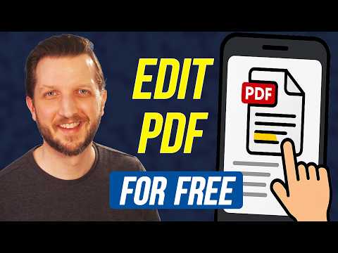 How to Edit PDF File in Mobile for Free
