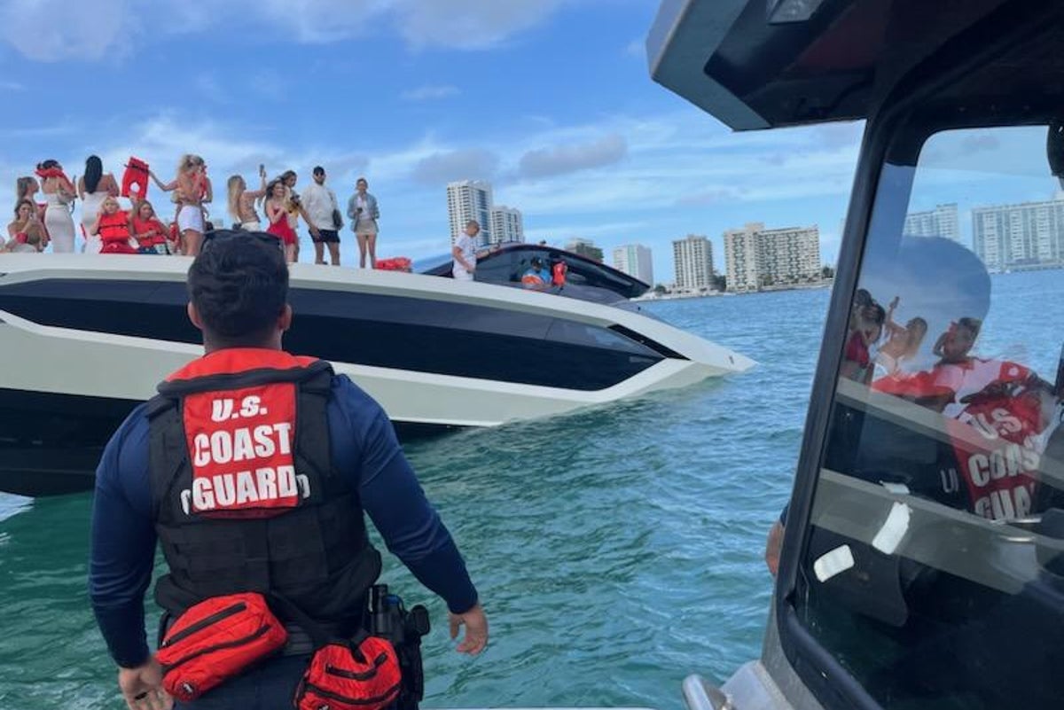 Miami boat party ends with $4.5m yacht sinking and 32 rescued