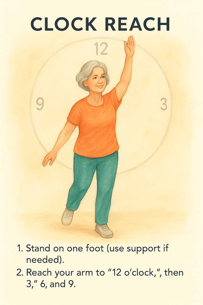 Finding your steady: Gentle moves to improve balance after 60