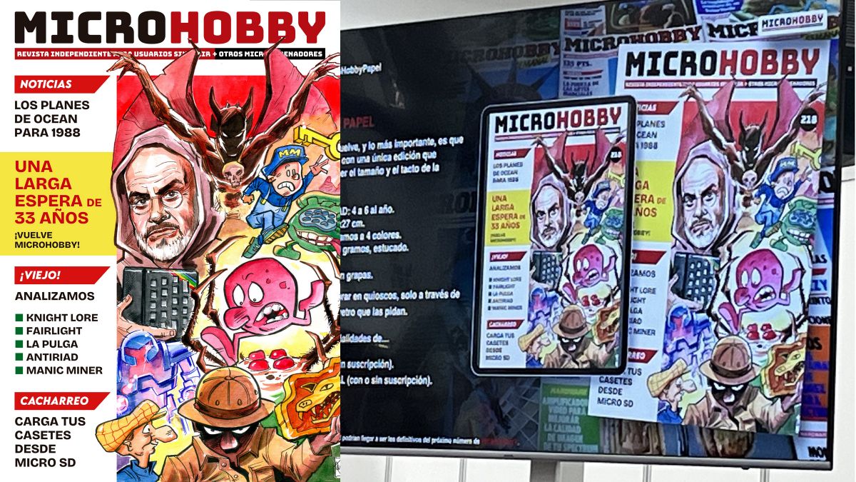 Más de 30 años después vuelve la mítica revista MicroHobby... ¡Y en papel!