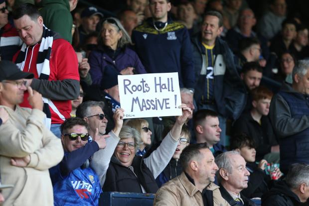 In pictures: Fans fill Roots Hall to watch nail-biting play-off decider ...