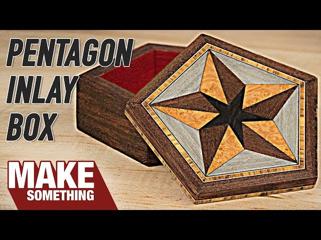 Making a Wood Box with Veneer, Inlay and Marquetry Woodworking Project