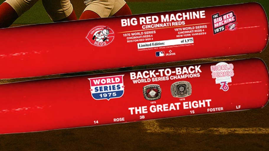 Cincinnati Reds 'Big Red Machine' Bat - Less Than 2,000 Made!