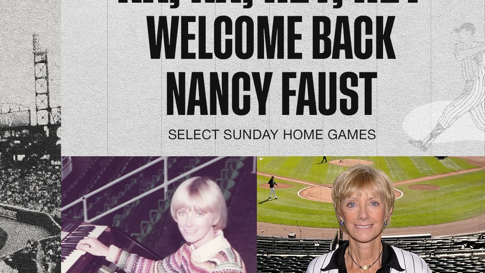 Nancy Faust is coming back to Sox Park!