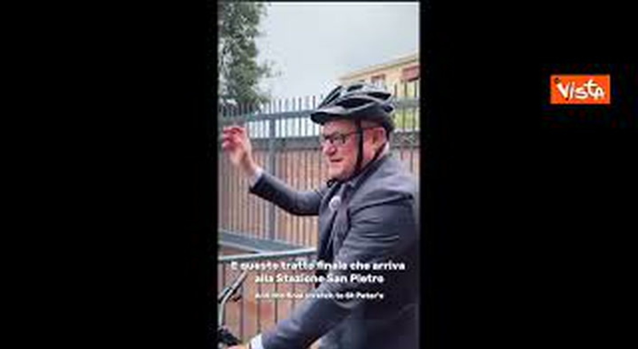 Gualtieri in bici mostra il nuovo percorso ciclopedonale che collega Monte Ciocci a San Pietro