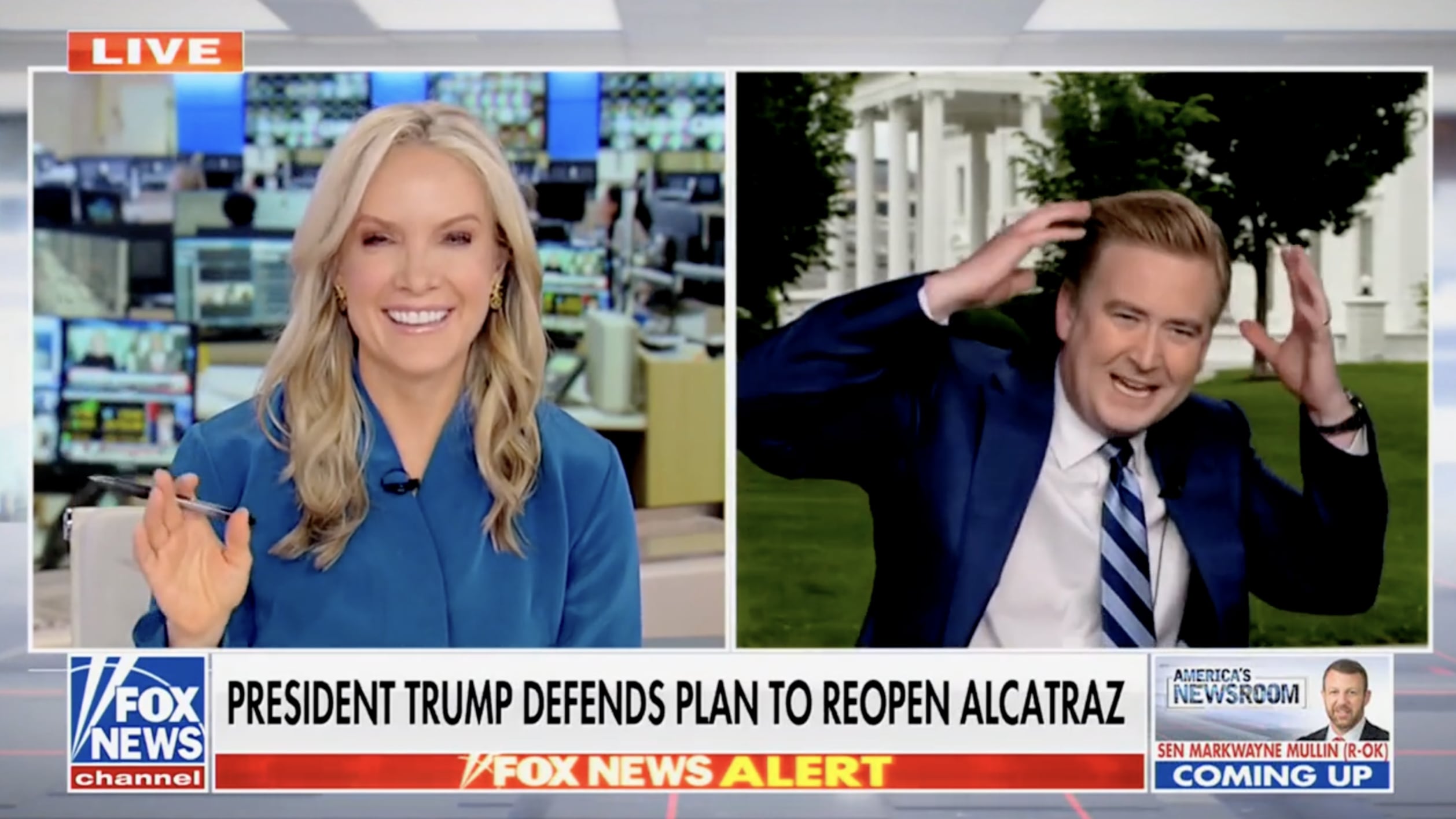 Fox News’ Peter Doocy Attacked by White House Birds—AGAIN