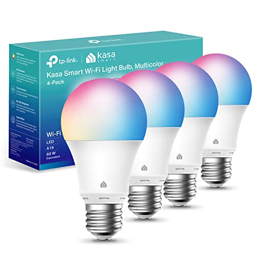 Grab Our Favorite Kasa Smart Light Bulbs 4-Pack for Under $22