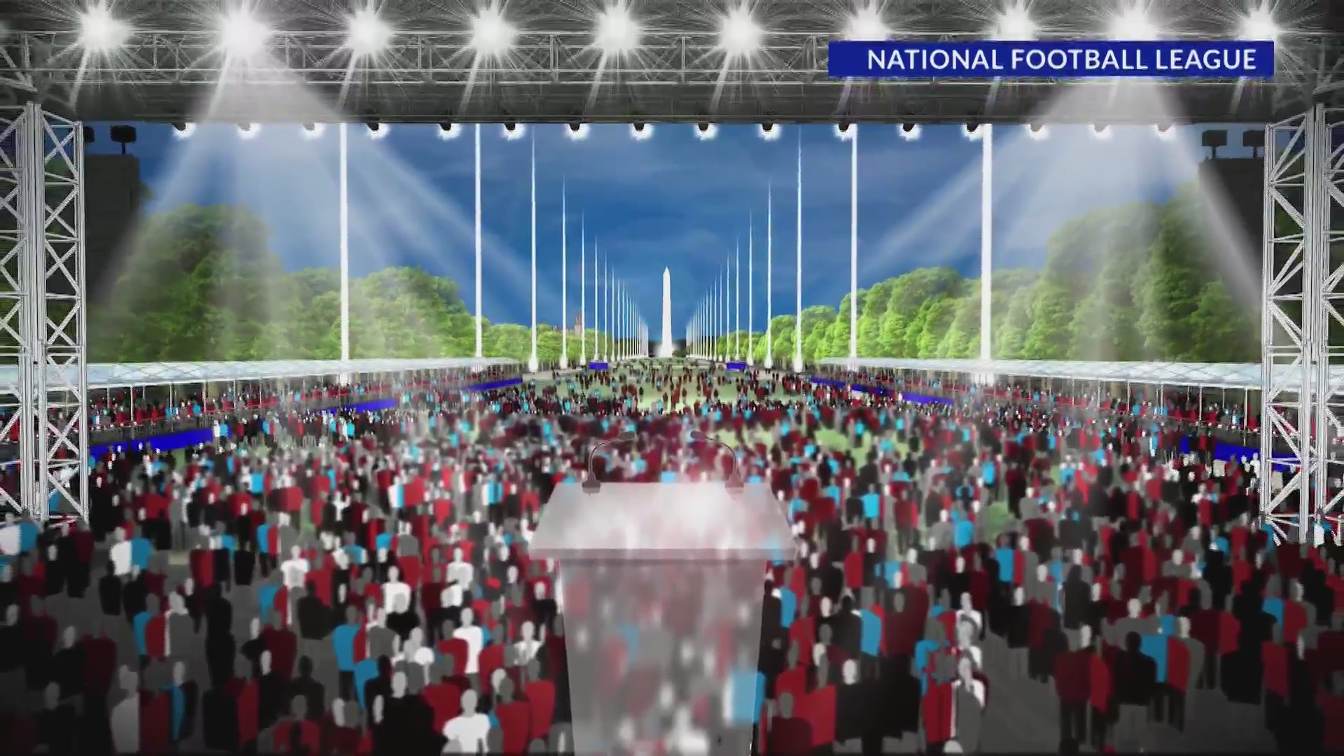 President Trump announces 2027 NFL draft will be held in DC