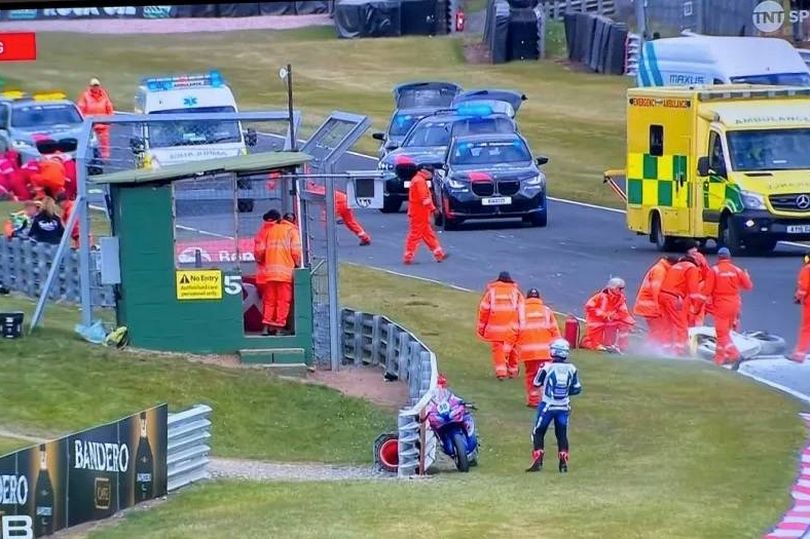 Two riders die in catastrophic 11-bike crash on opening lap of British ...