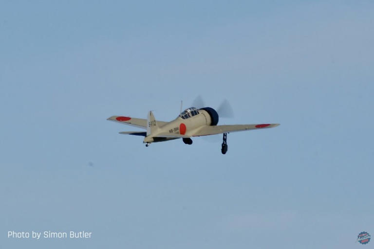 Military Aviation Museum's Mitsubishi A6M3 Model 32 Zero Flies!