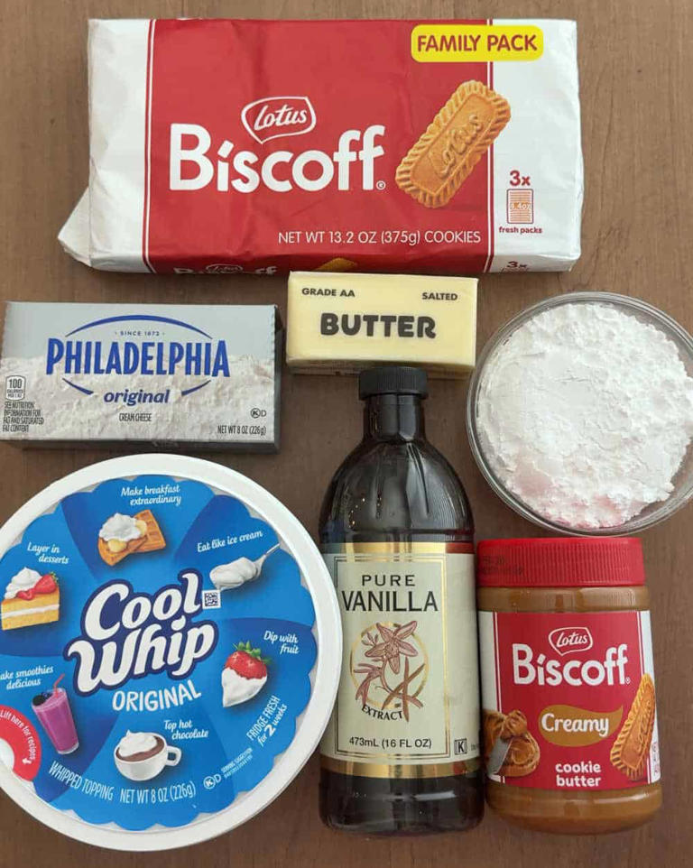 Cookie Butter Pie (No Bake)