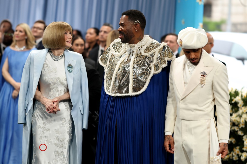 Eagle-eyed fans spot mystery stain on Anna Wintour’s custom Met Gala gown