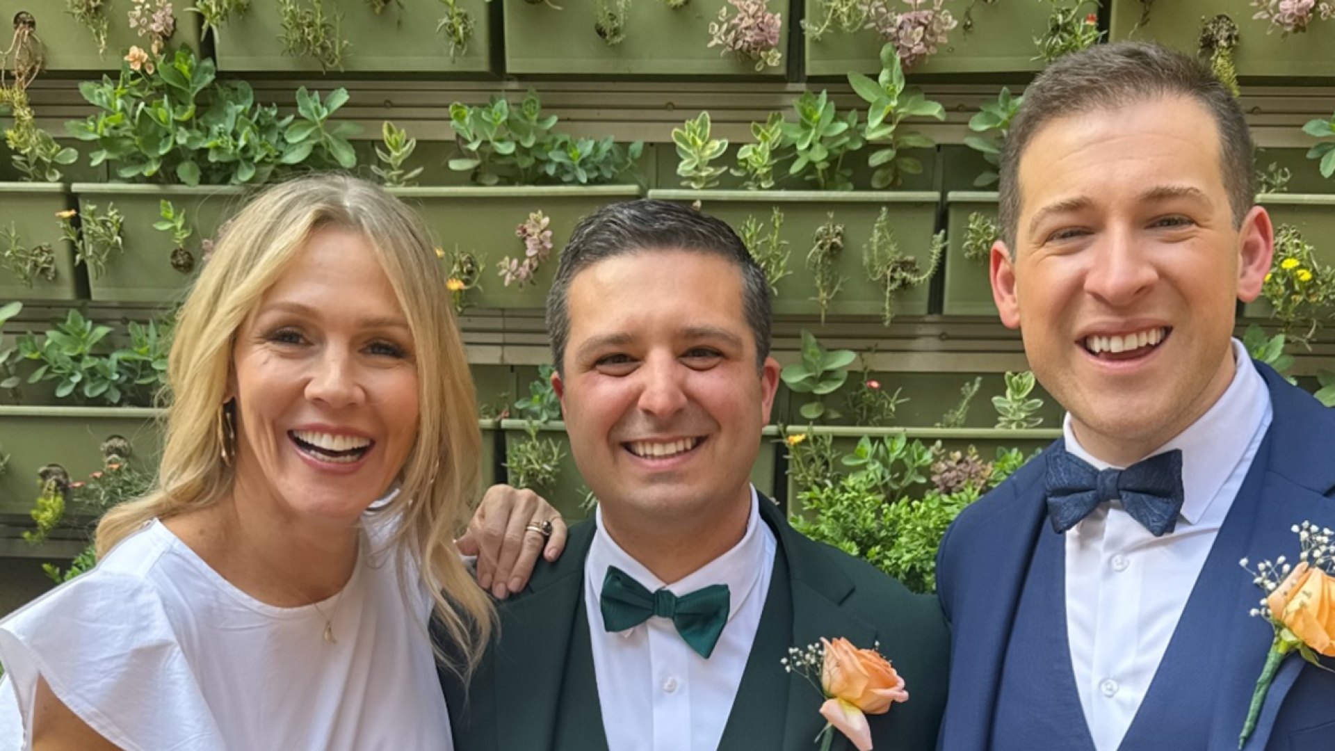 Jennie Garth Crashes QVC Host Justin Sochovka's Wedding