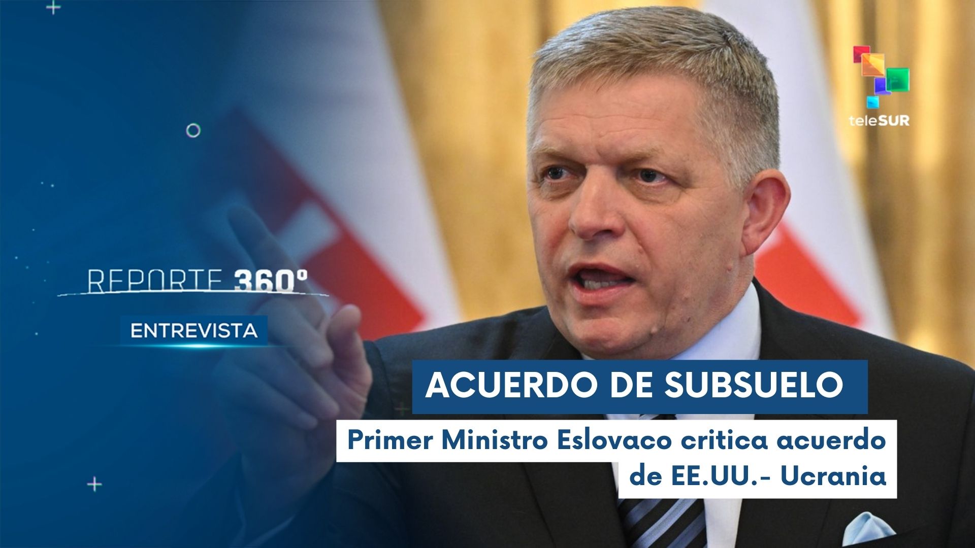 Primer ministro Robert Fico criticó acuerdo de subsuelo entre Ucrania y EE.UU.