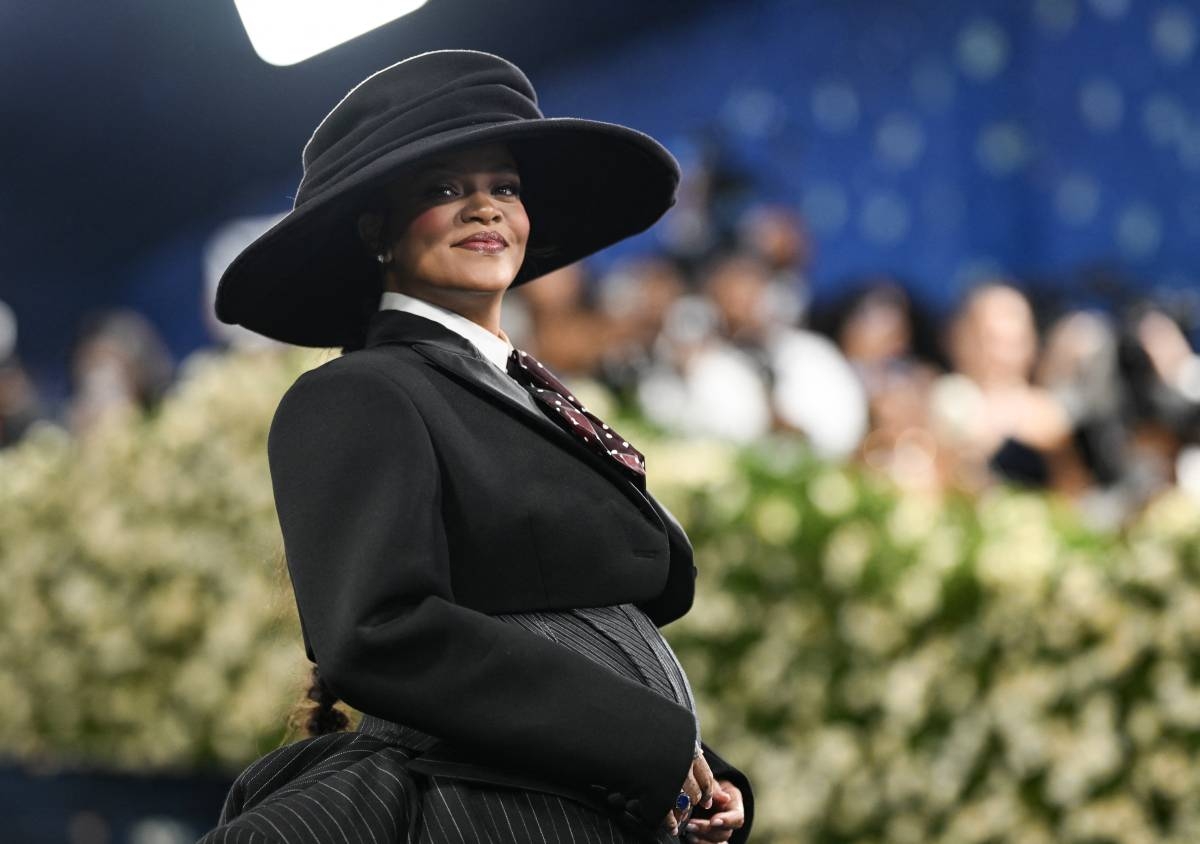 Rihanna reveals third pregnancy on Met Gala night