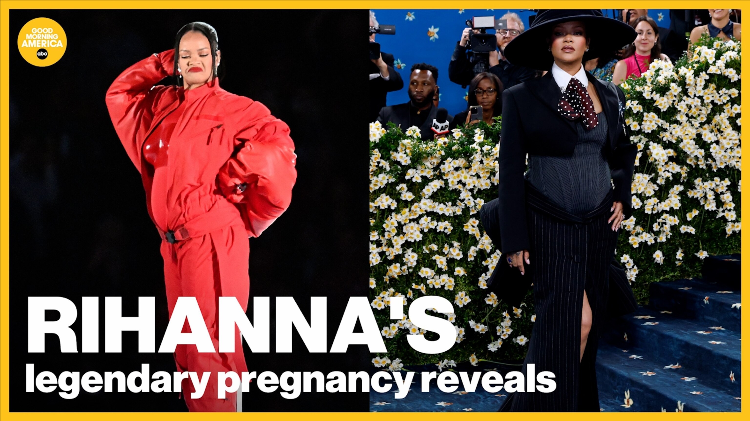 Rihanna's legendary pregnancy reveals over the years