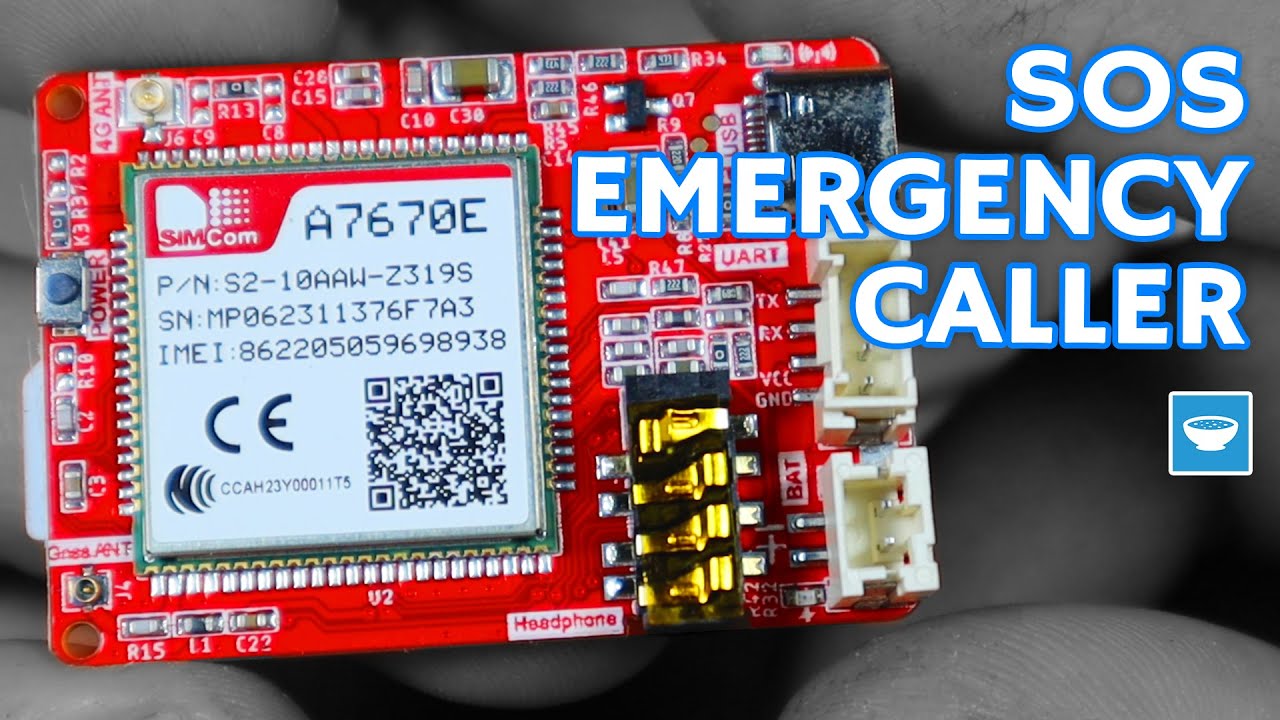 SOS Emergency Caller Prototype with NodeMCU and Crowtail-4G SIM A7670E