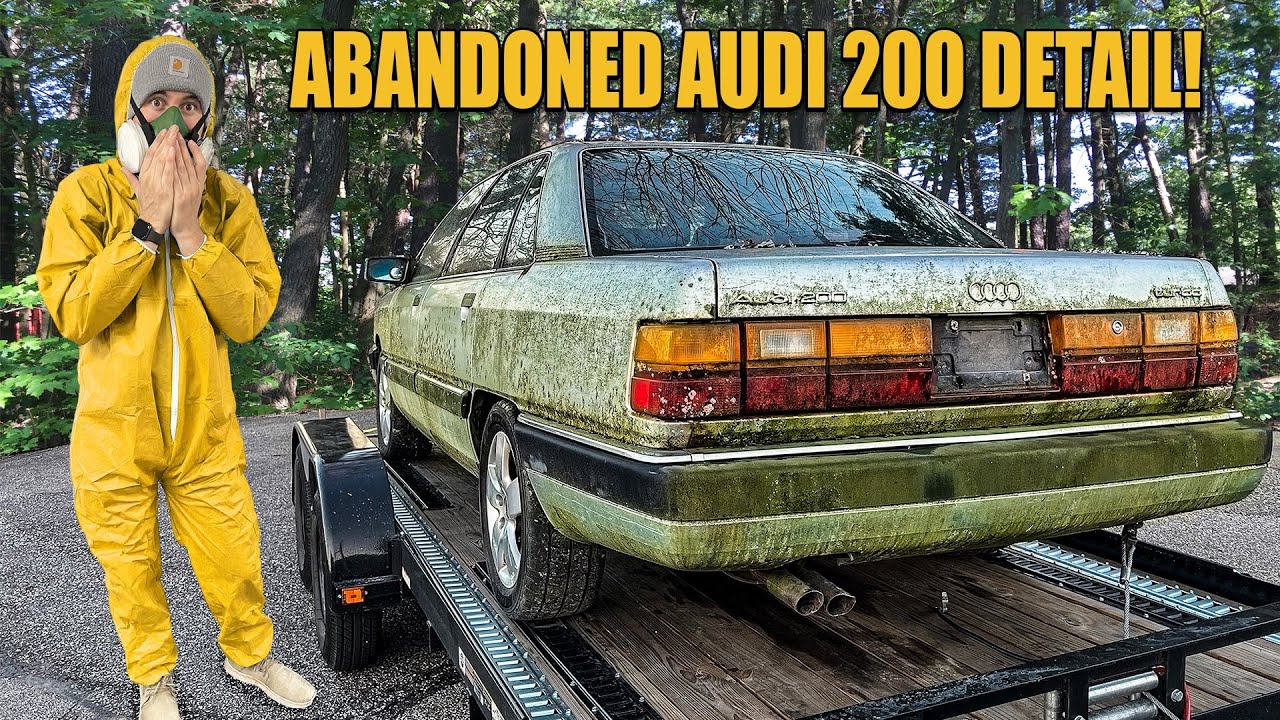 15-Year Barn Find Audi 200 Restored to Its Former Self